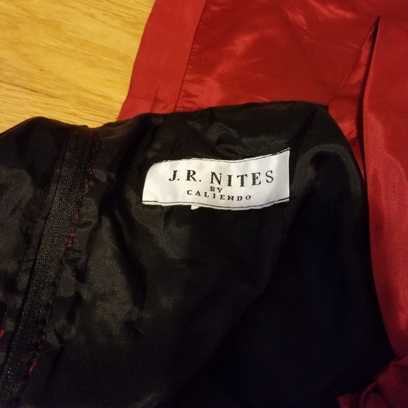 J.R. Nites | Other | Jr Nites By Caliendo Red Beaded Evening Set | Poshmark